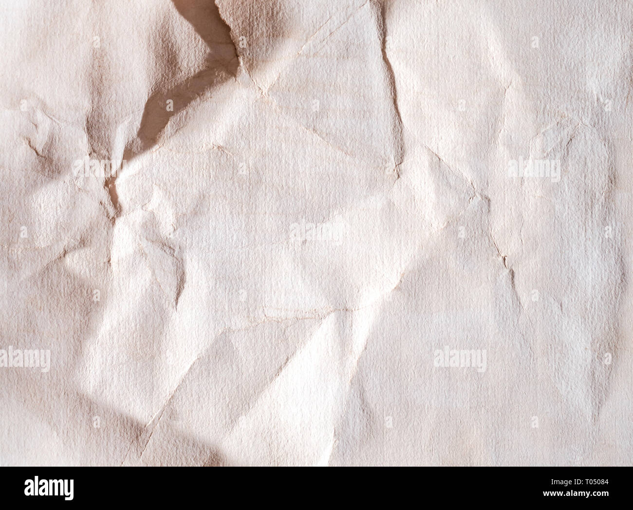 Crumpled old paper texture background Stock Photo - Alamy