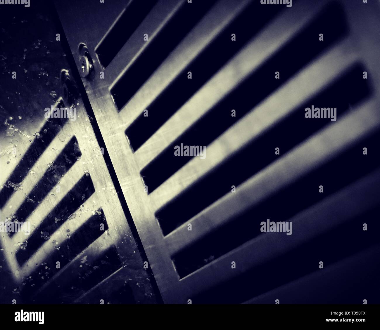 Stainless steel air vent Stock Photo - Alamy