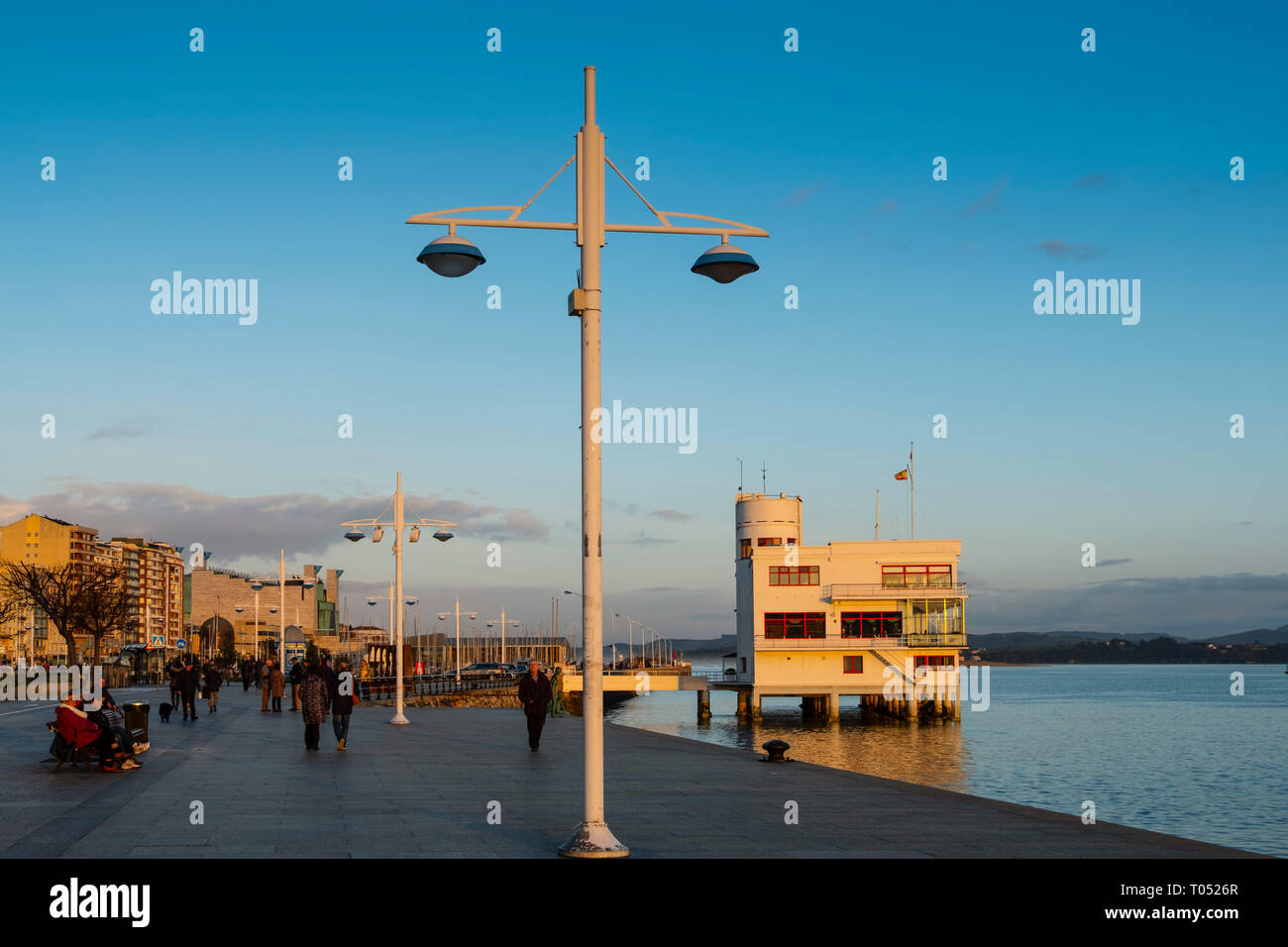 Real Club Maritimo, Santander coast and Cantabrian Sea. Cantabria ...