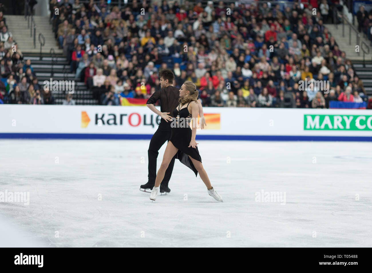 Alexandra Stepanova and Ivan Bukin from Russia during 2019 European ...