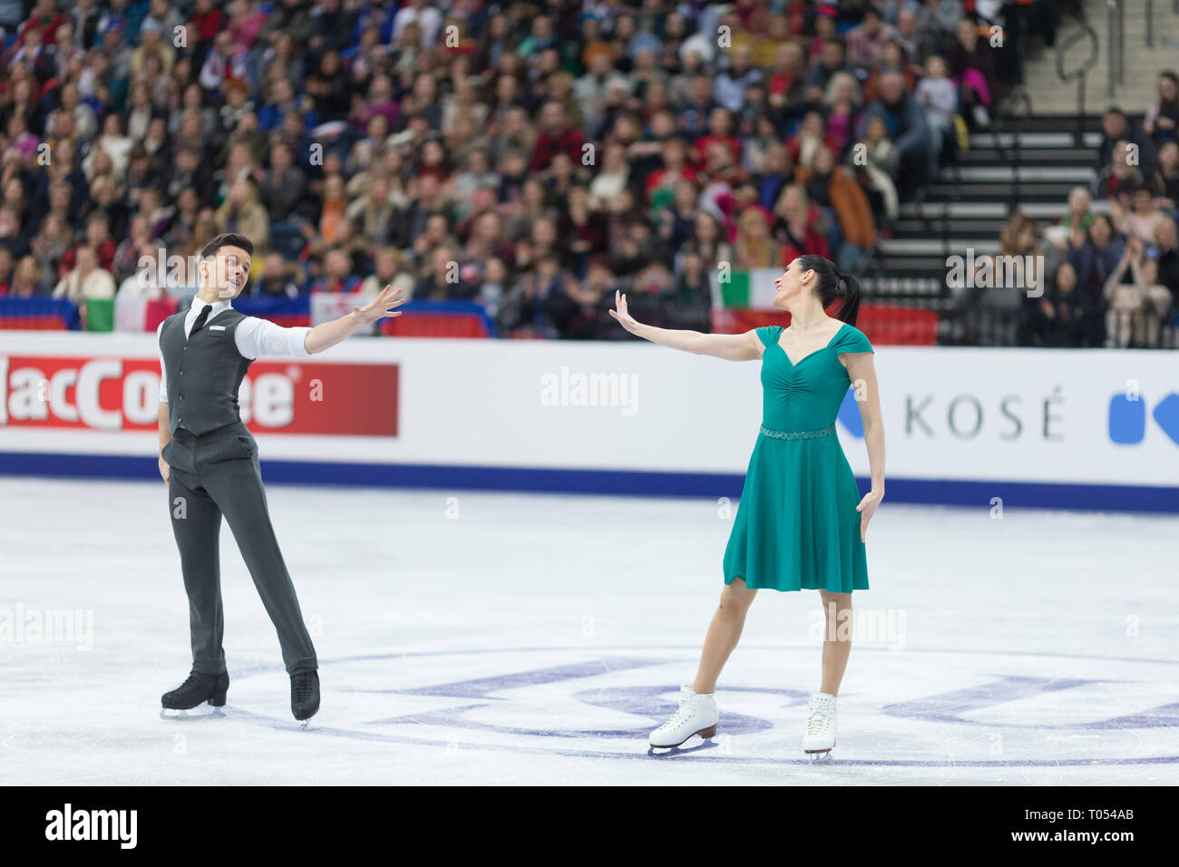 Charlene Guignard and Marco Fabbri from Italy during 2019 European ...