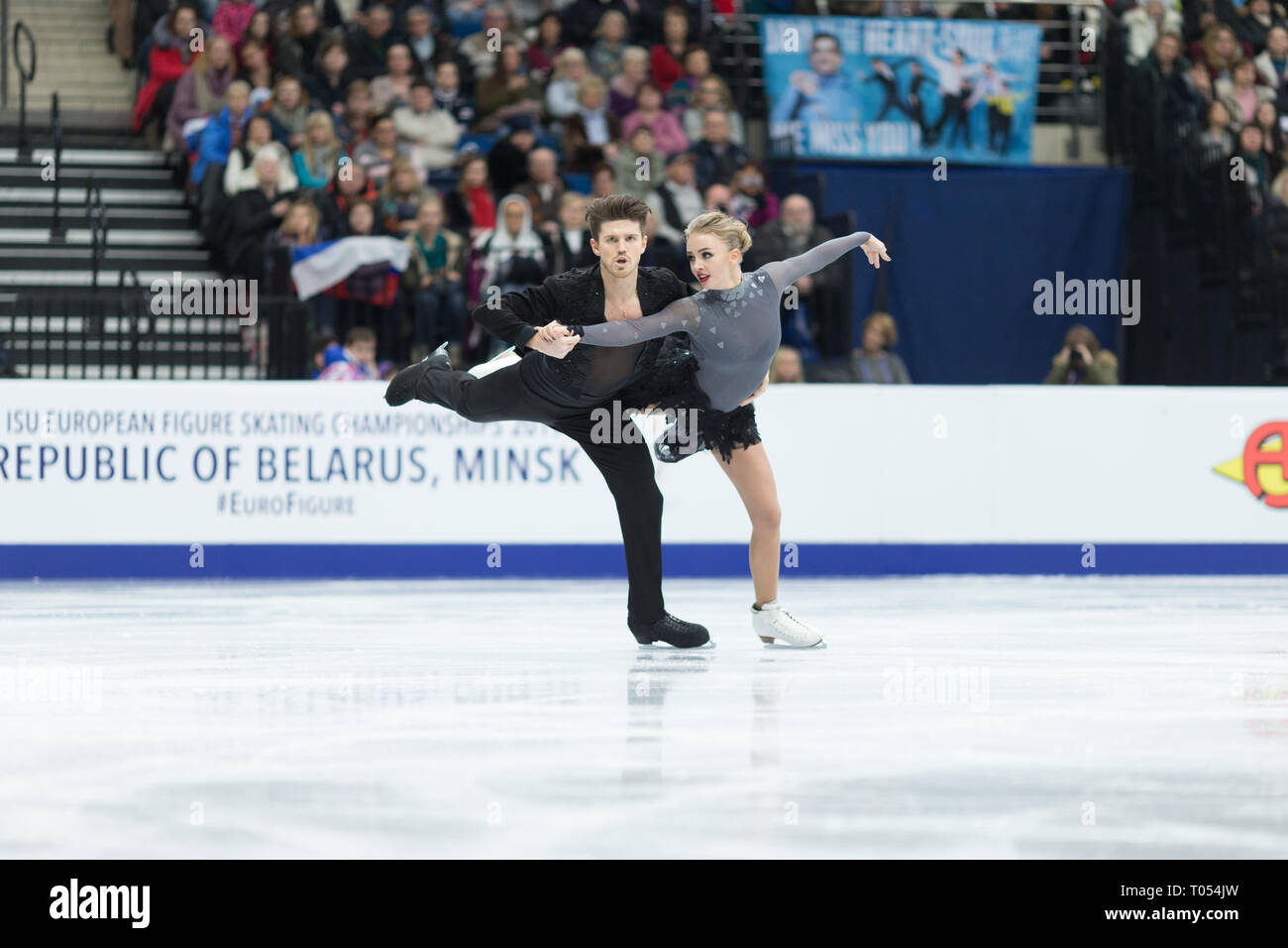 Alexandra Stepanova and Ivan Bukin from Russia during 2019 European ...