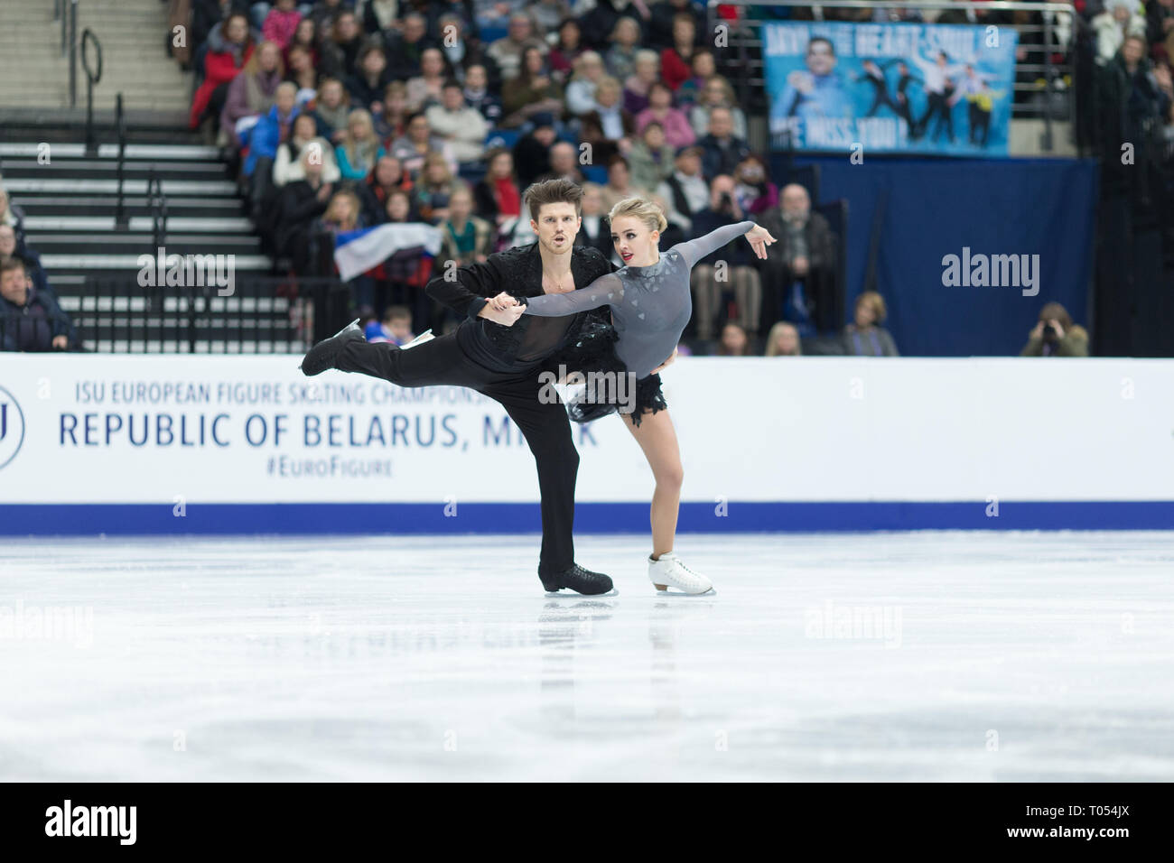 Alexandra Stepanova and Ivan Bukin from Russia during 2019 European ...
