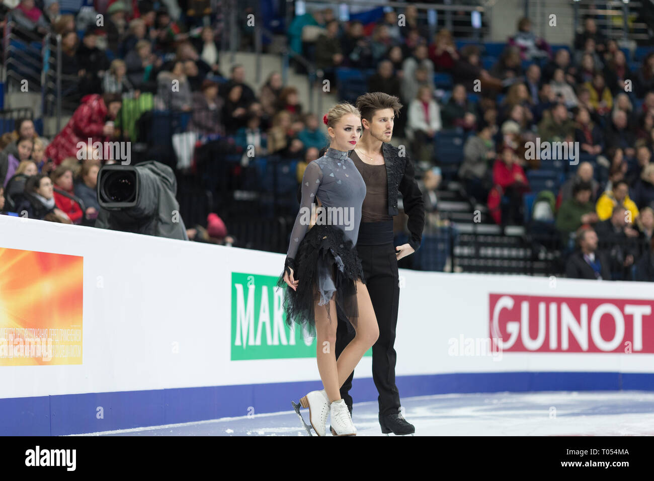 Alexandra Stepanova and Ivan Bukin from Russia during 2019 European ...