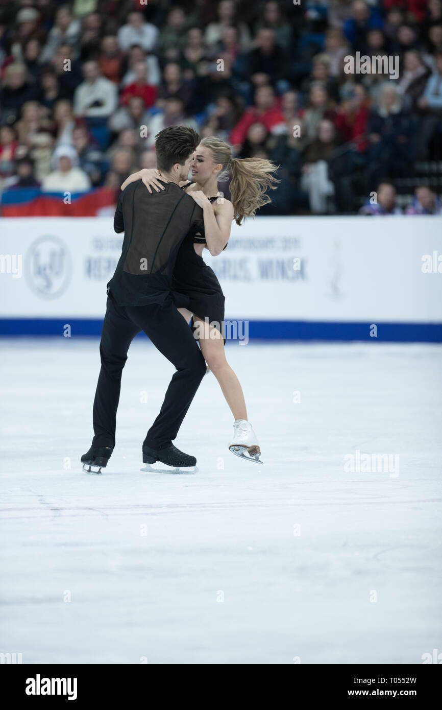Alexandra Stepanova and Ivan Bukin from Russia during 2019 European ...