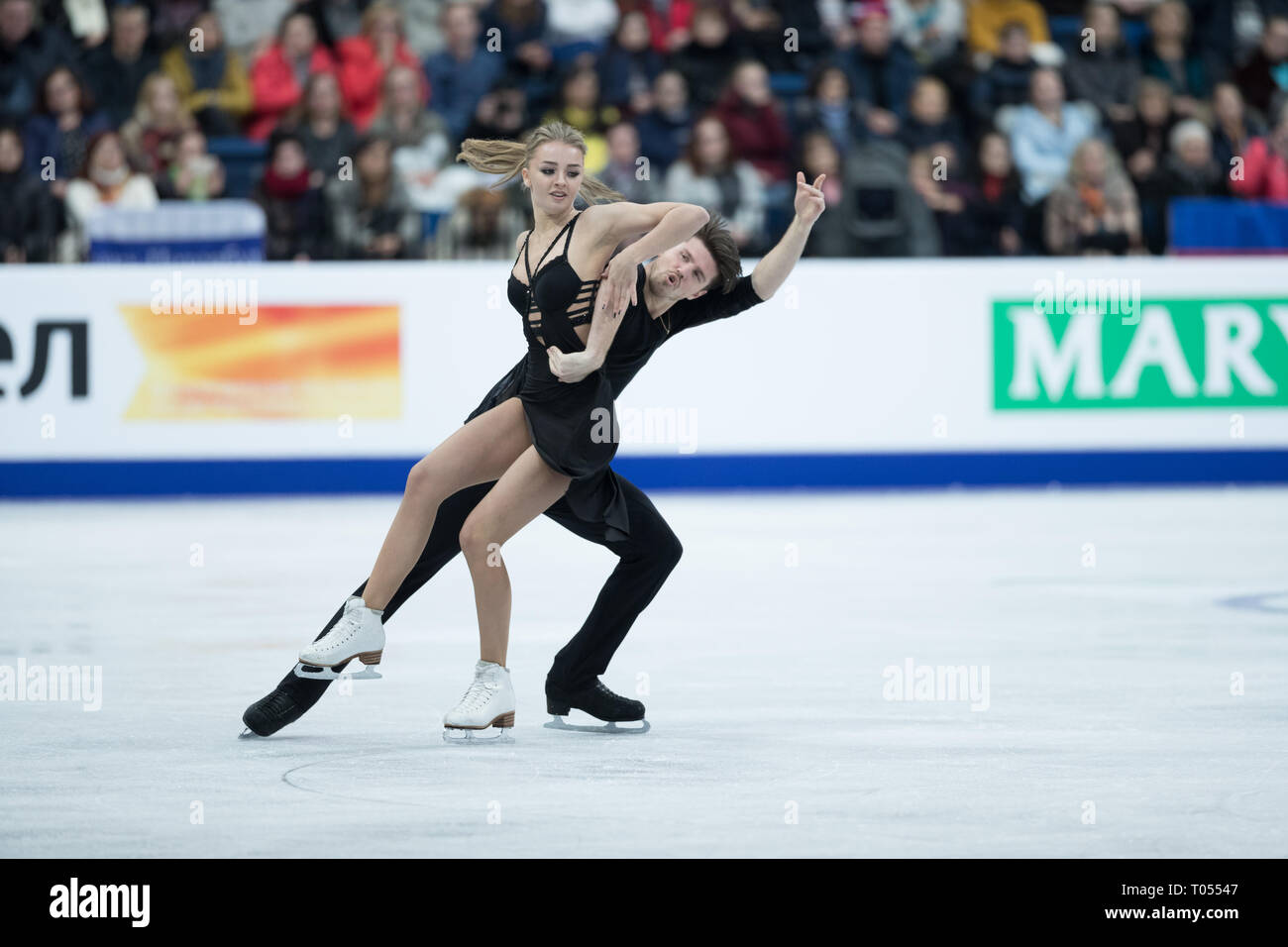 Alexandra Stepanova and Ivan Bukin from Russia during 2019 European ...