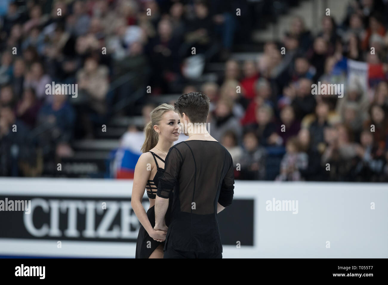 Alexandra Stepanova and Ivan Bukin from Russia during 2019 European ...