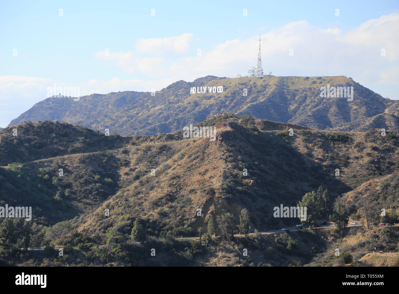 Hollywood sign mount lee hi-res stock photography and images - Alamy