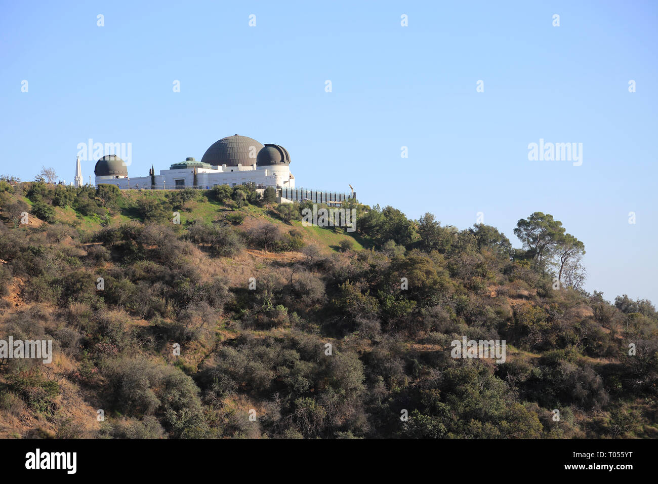 Griffith Observatory, Griffith Park, Hollywood, Los Angeles, California ...