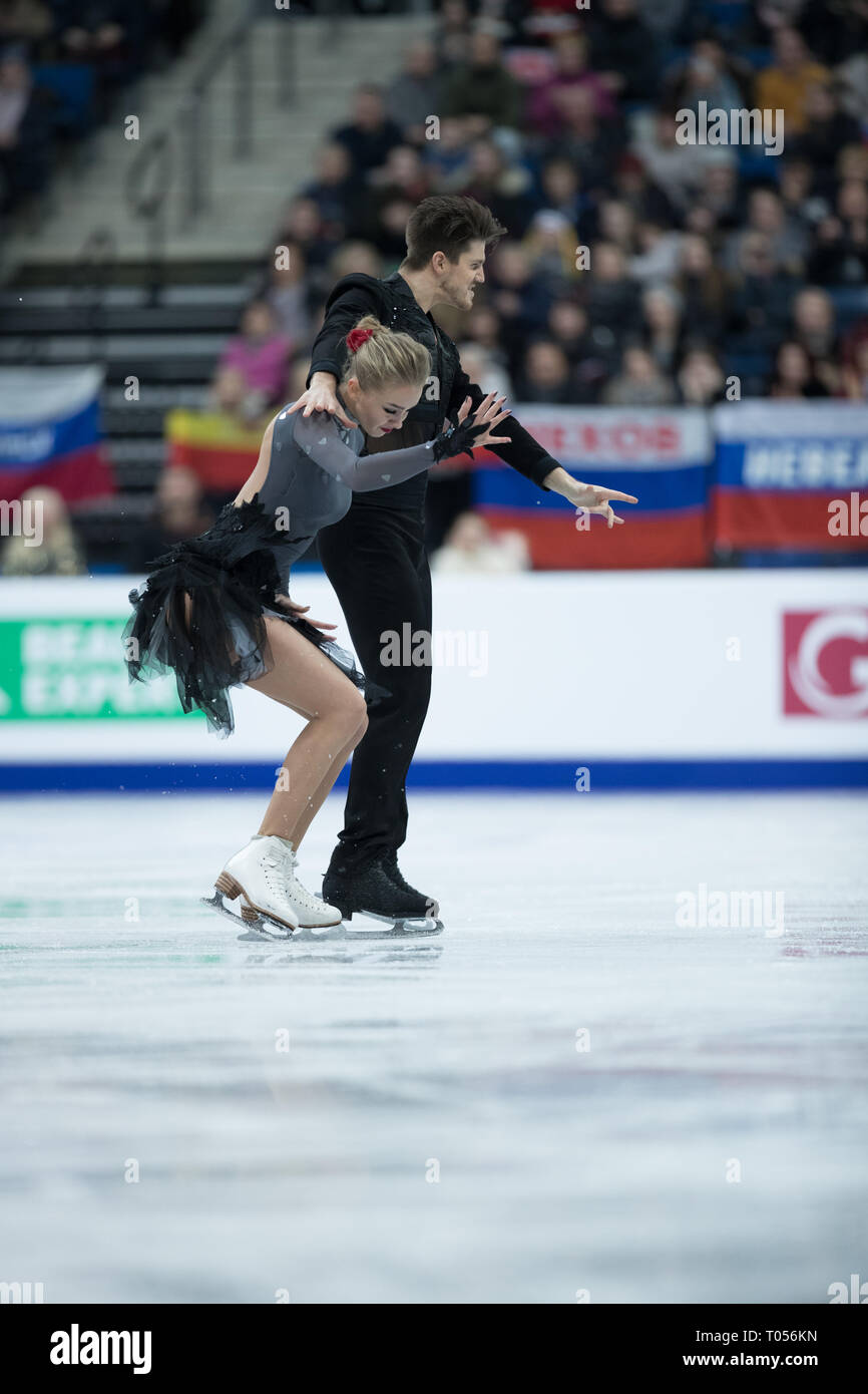 Alexandra Stepanova and Ivan Bukin from Russia during 2019 European ...