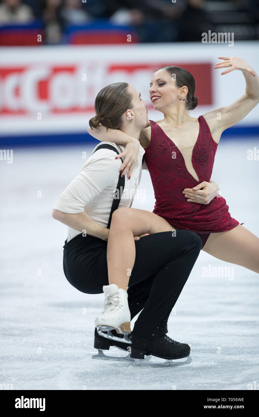 Victoria Manni and Carlo Roethlisberger from Switzerland during 2019 ...