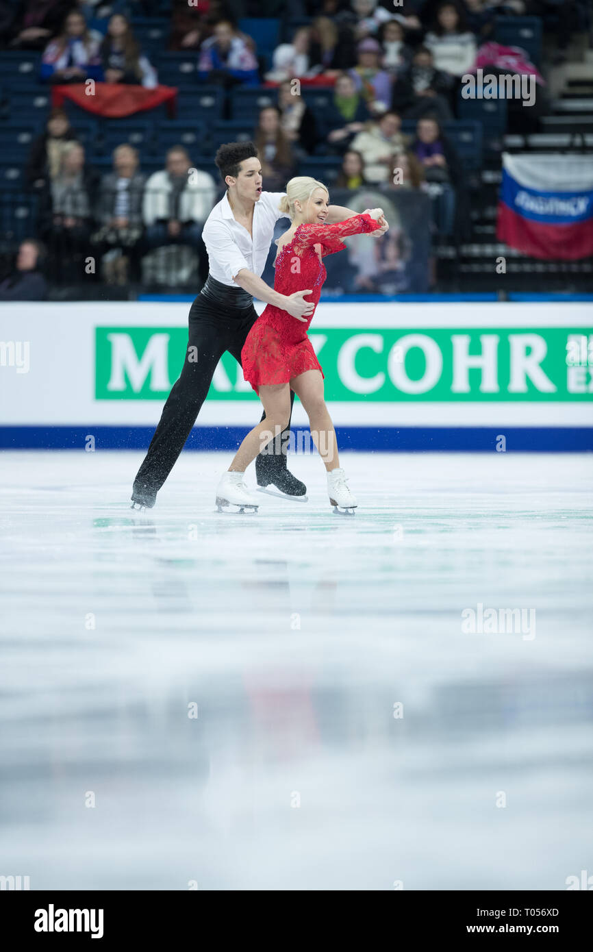 Justyna plutowska and jeremie flemin of poland hi-res stock photography ...