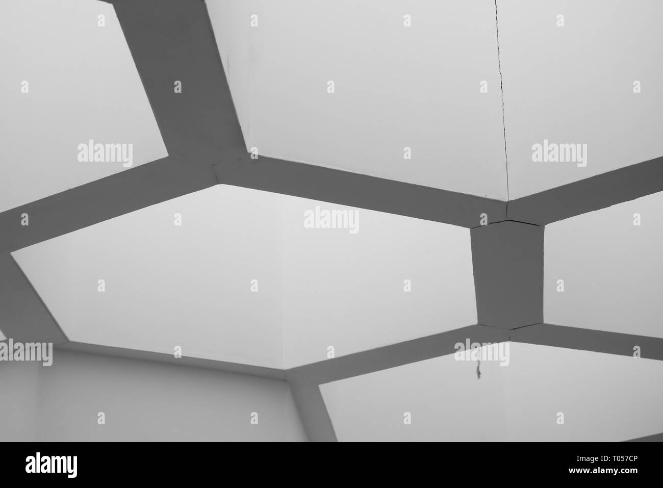 Abstract lines on architecture. modern architecture detail. Refined ...