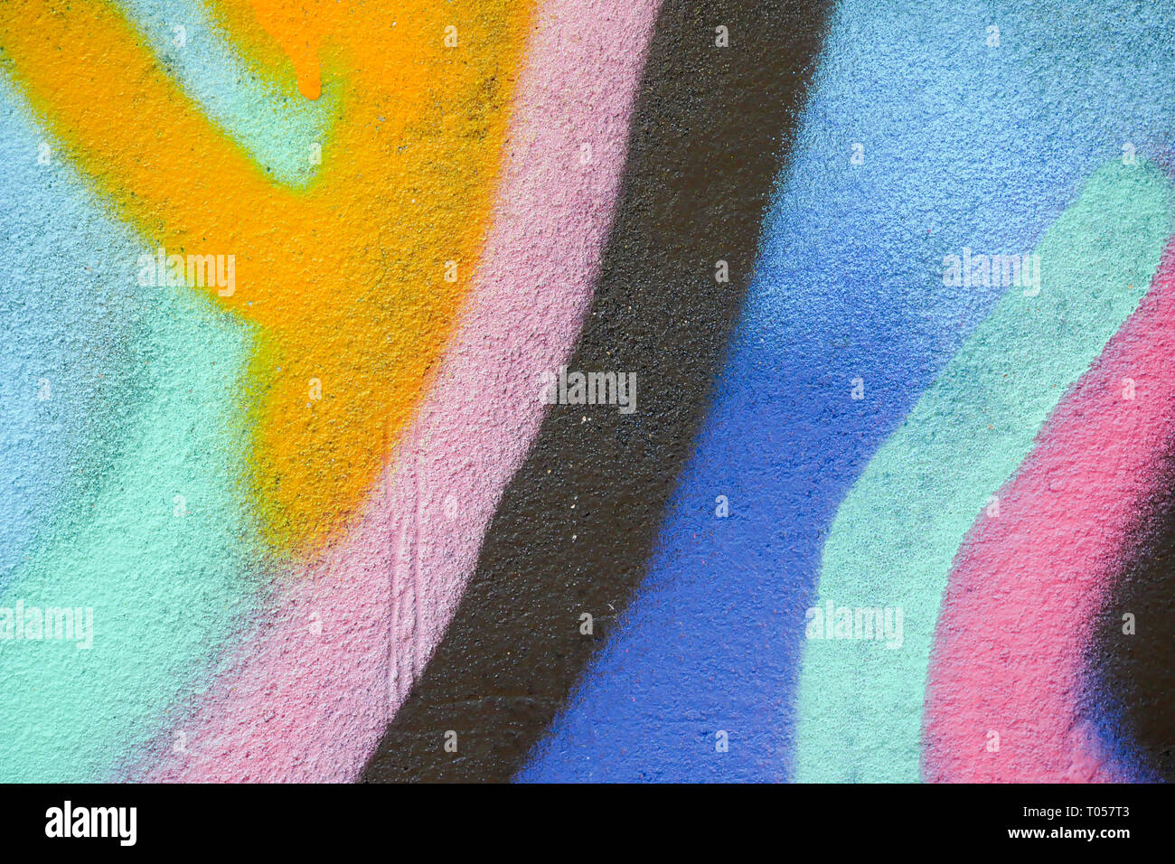 Colorful Graffiti texture on wall as background Stock Photo - Alamy