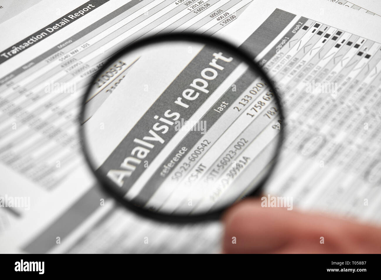 Businessman working and calculating finance. Business financial ...