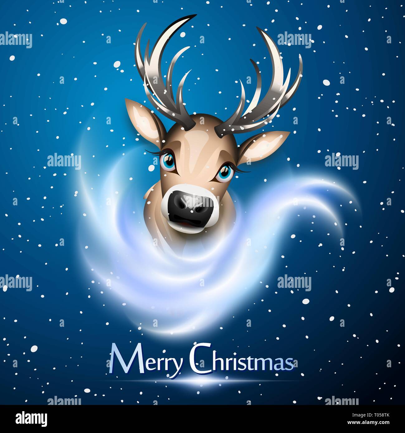 Cute Christmas Reindeer Backgrounds