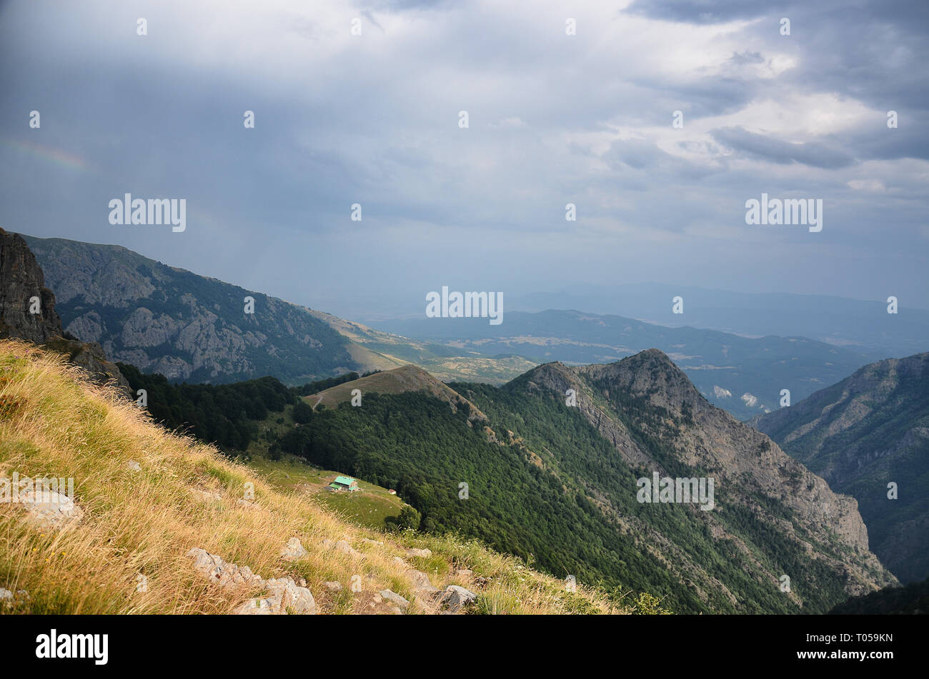 Mountain hut Rai (Paradise) near Raisko praskalo (Paradise) waterfall ...