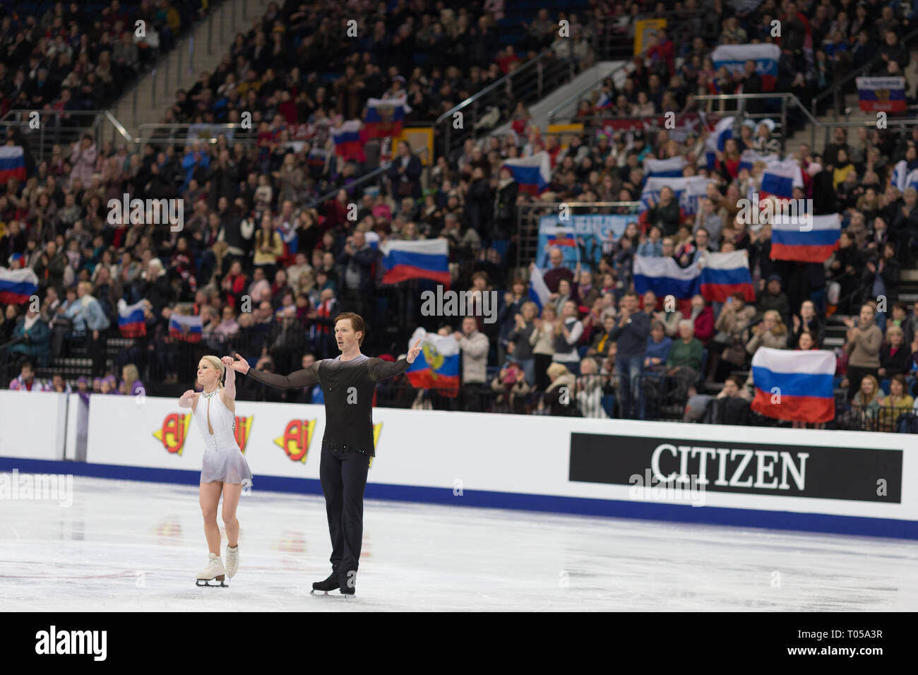 Evgenia Tarasova and Vladimir Morozov from Russia during European ... Evgenia Tarasova and Vladimir Morozov from Russia during European ...