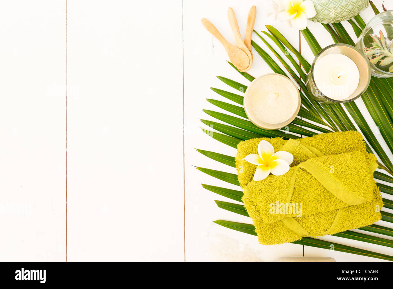 Beauty background with facial cosmetic products Stock Photo - Alamy