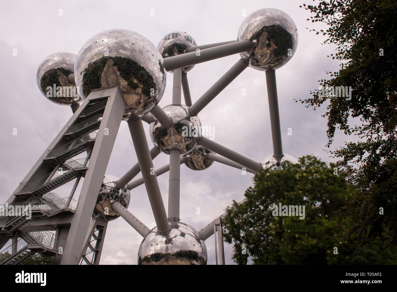 picture of the Atomium building in Brussels Stock Photo - Alamy