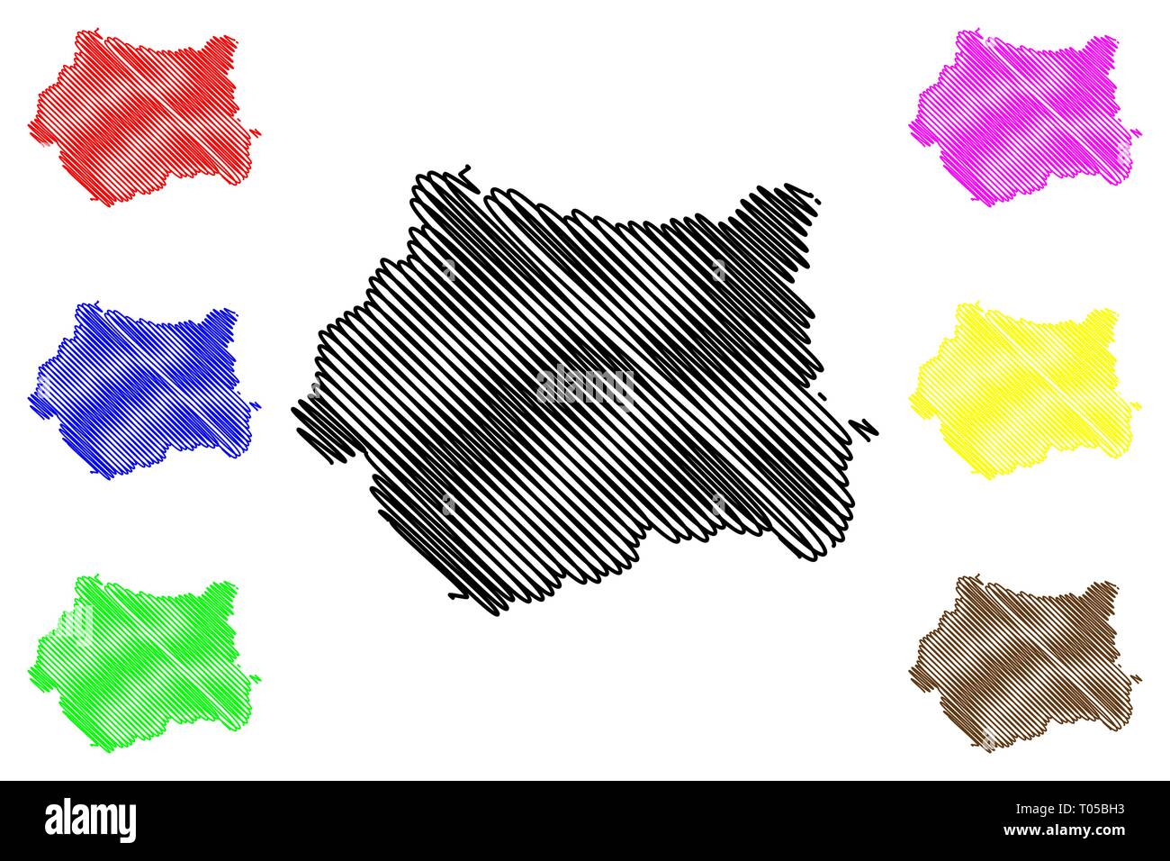 West Yorkshire (United Kingdom, England, Metropolitan county) map ...