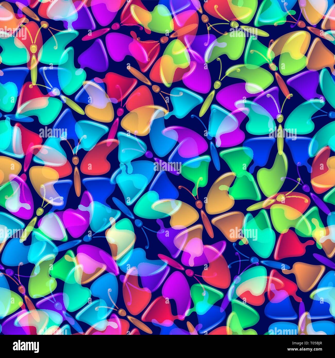 Monarch butterfly flight pattern Stock Vector Images - Alamy