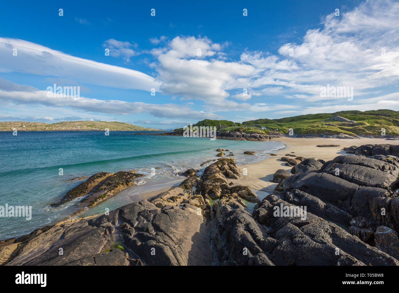 Derrynane Beach, Abbey Island, Ring of Kerry, Iveragh Peninsula, Co ...