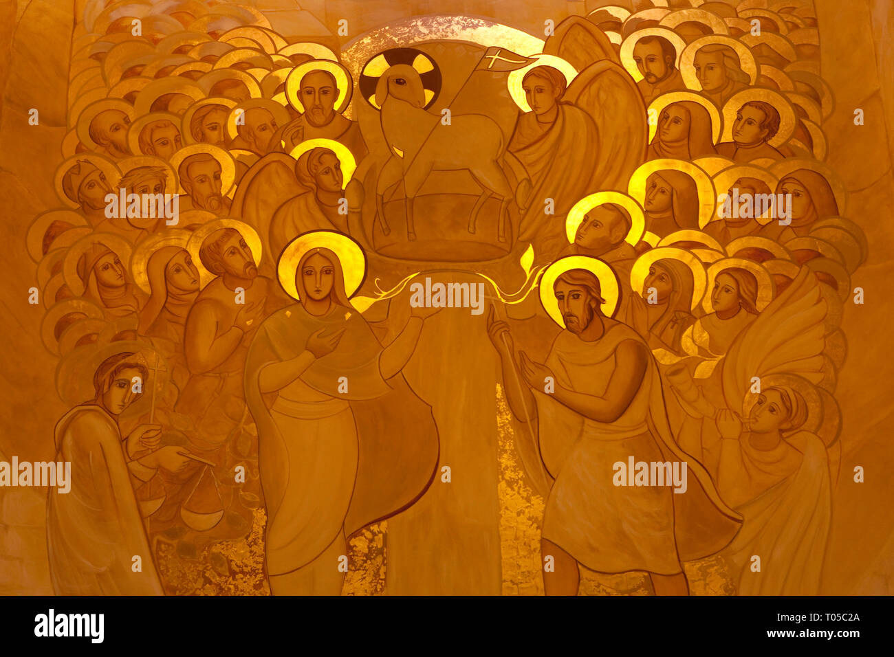Lamb of god painting hi-res stock photography and images - Alamy