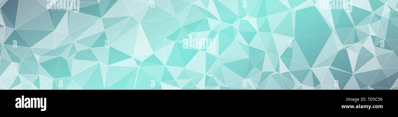 Vector long banner many triangles connected Stock Vector Image & Art ...