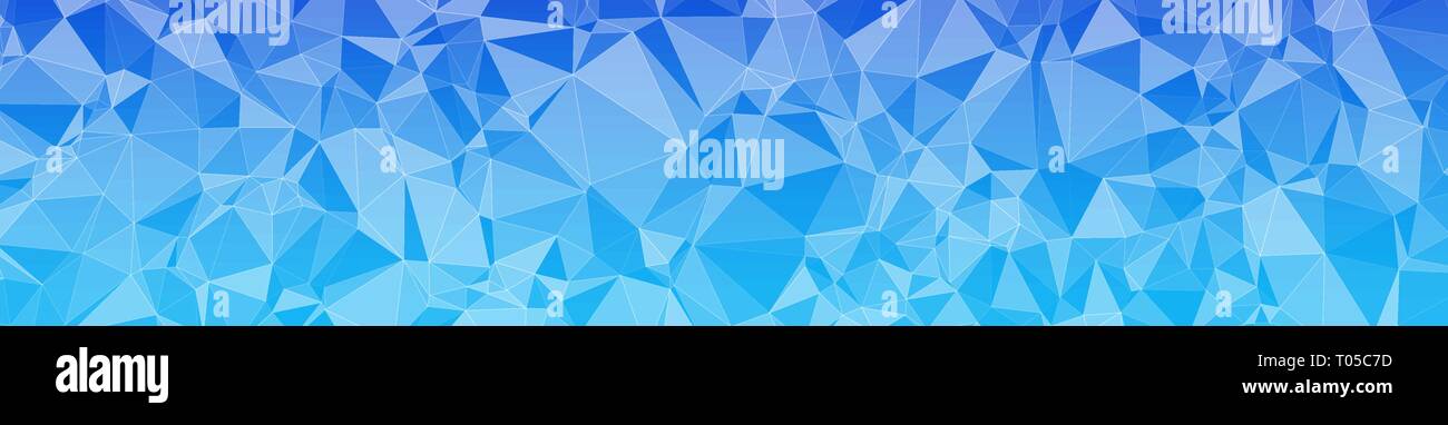 Triangle structure wide banner vector background Stock Vector Image ...