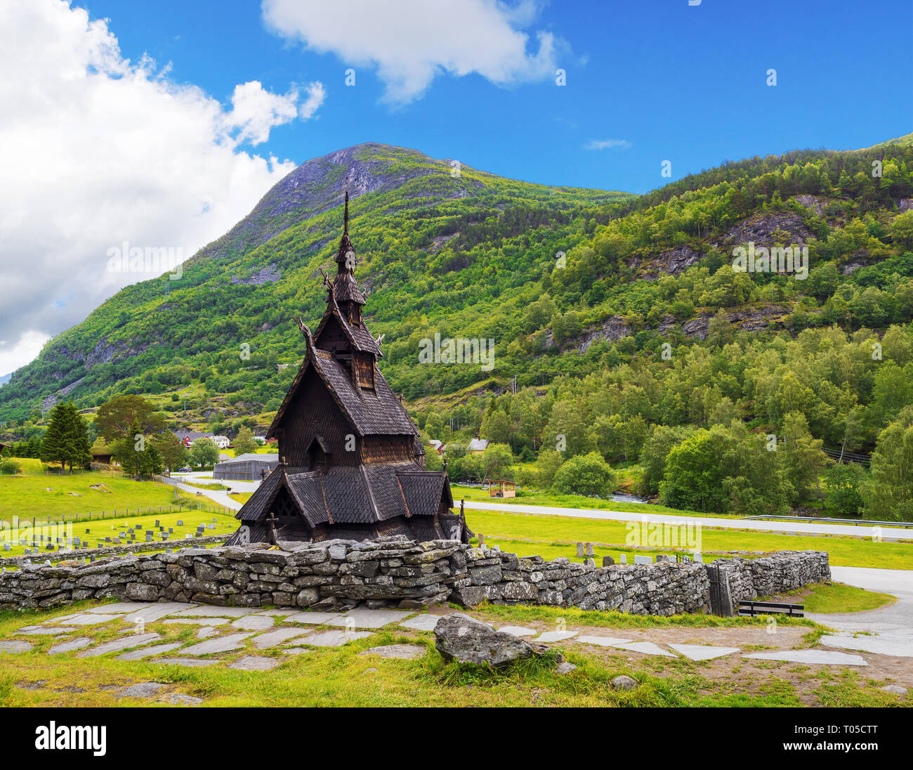 Borgund Stave Church - oldest preserved timber buildings. Wonderful ...