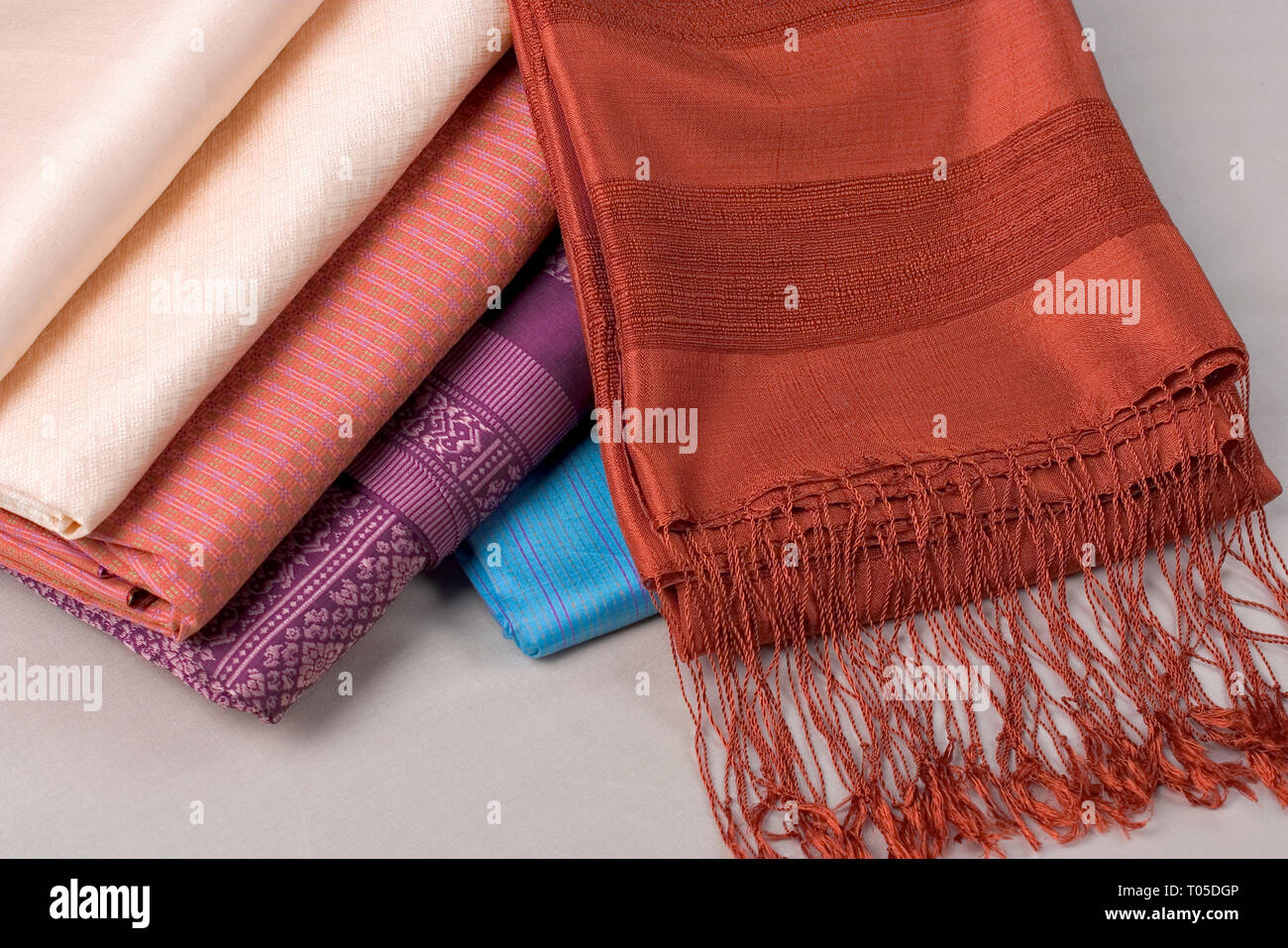 Thai Silk Pattern and Design Stock Photo - Alamy