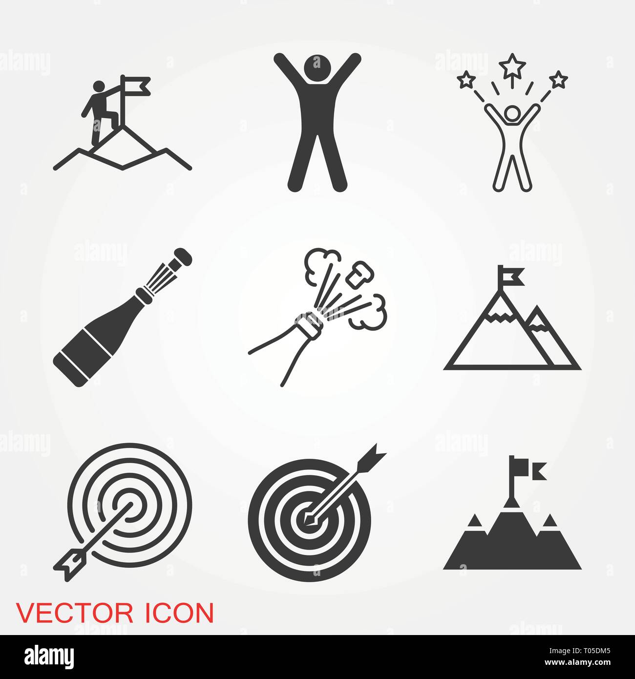 Victory icon vector sign symbol for design Stock Vector Image & Art - Alamy