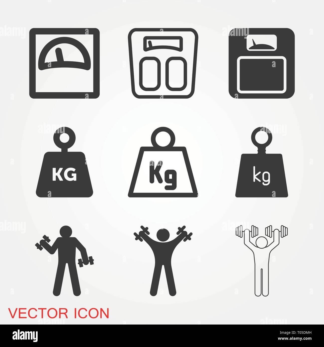 Kg Icon High Resolution Stock Photography and Images - Alamy