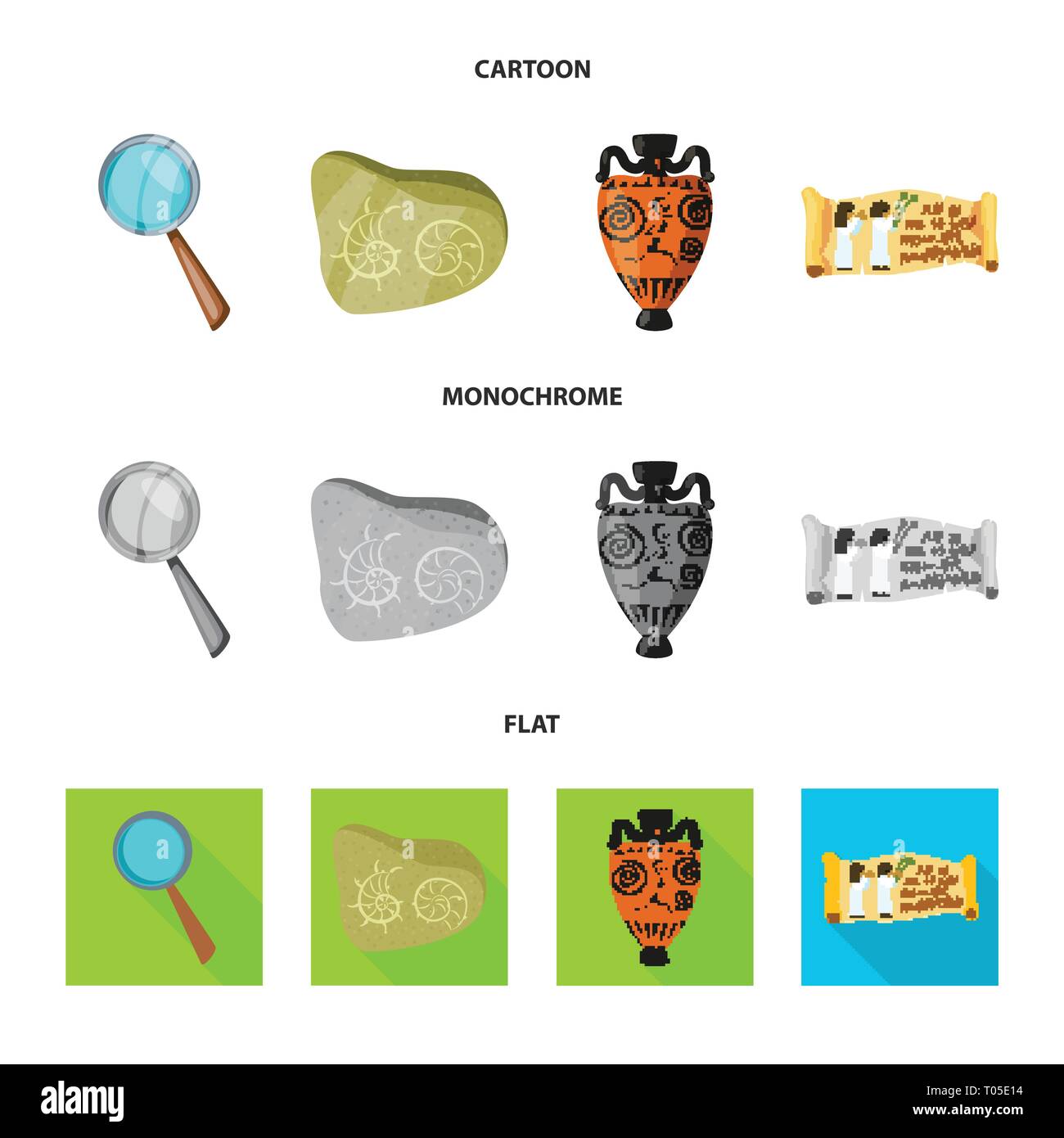 lens,rock,amphora,scroll,glass,black,artifact,papyrus,tool,figure ...