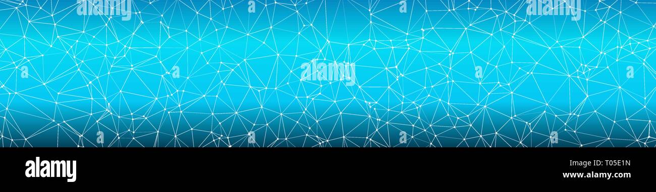 Long banner abstract triangles shapes vector illustration Stock Vector ...