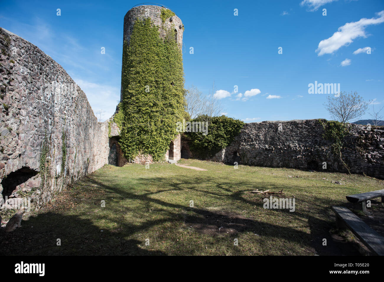 this is the ruin sausenburg in southern black forest germany on top of ...