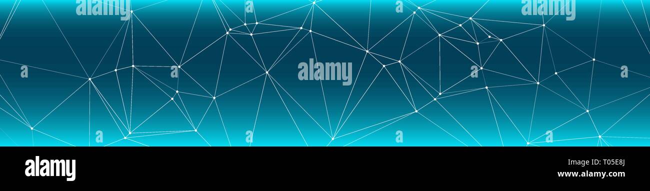 Technology wide banner lines and circles vector illustration Stock ...