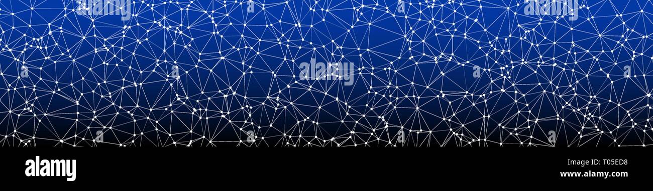 Communication vector illustration idea, wide banner background Stock ...