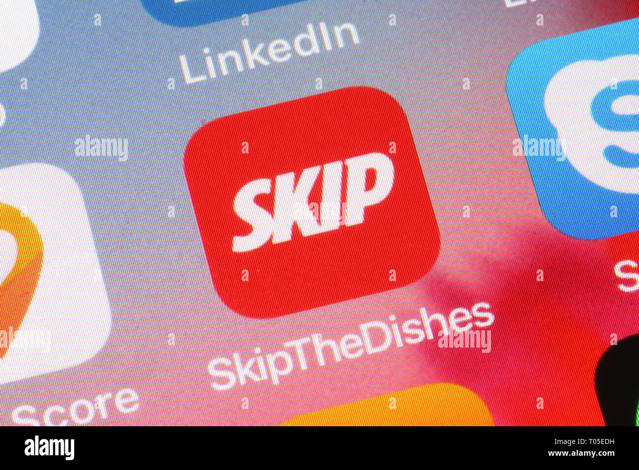 Skip the dishes logo hi-res stock photography and images - Alamy