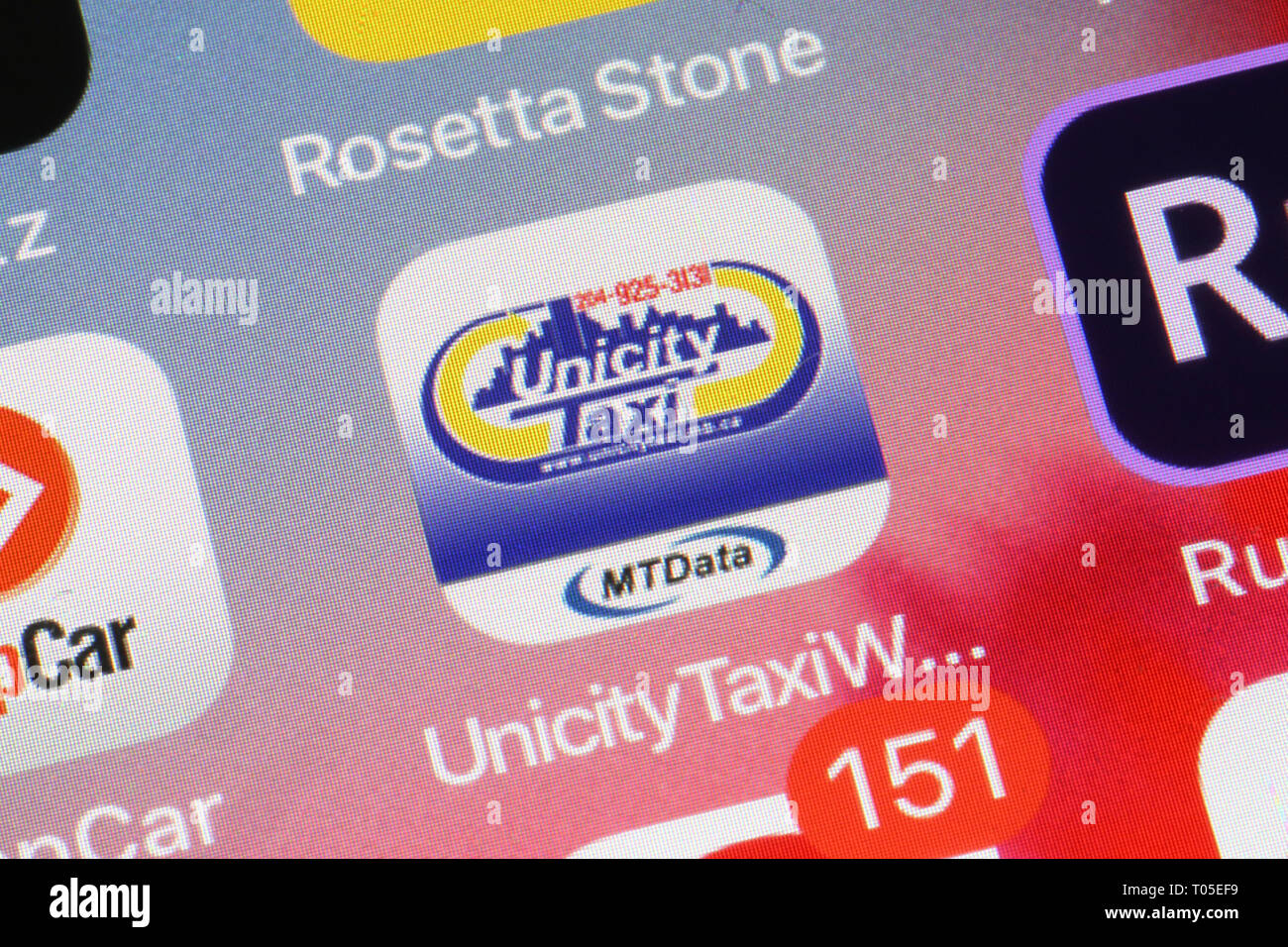 Unicity taxi hi-res stock photography and images - Alamy