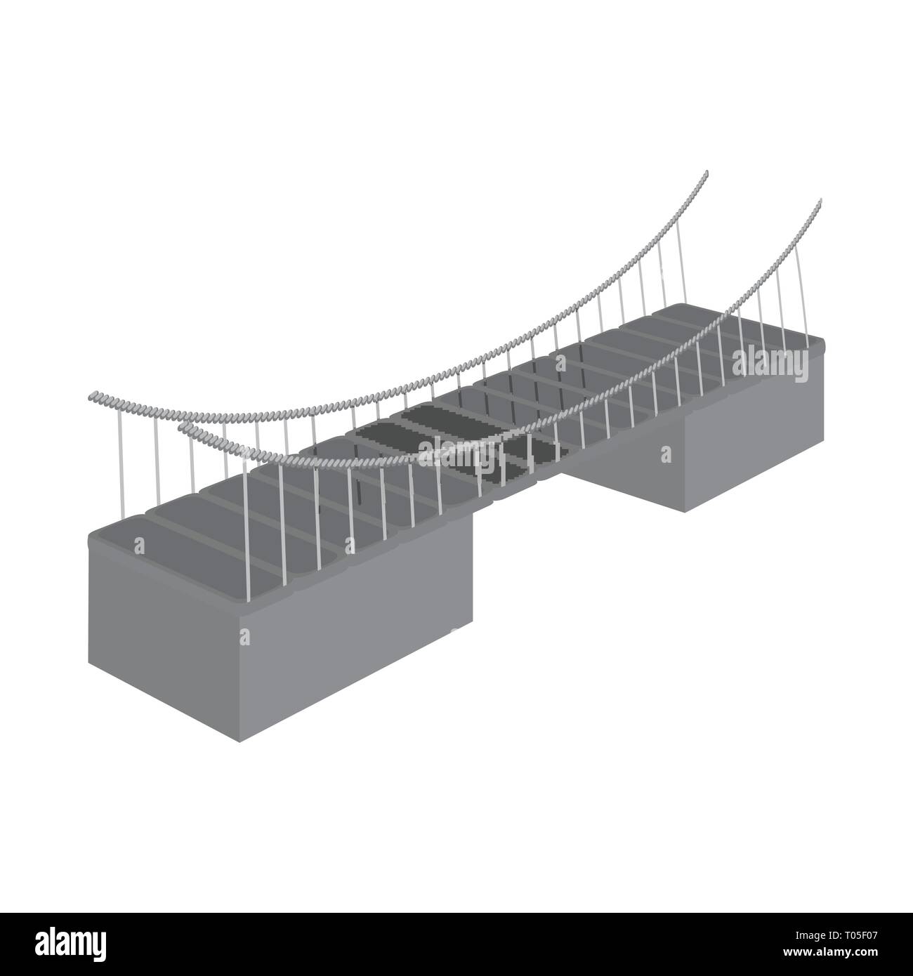 river,waterfall,handrails,pendulous,building,cable,bridgework ...