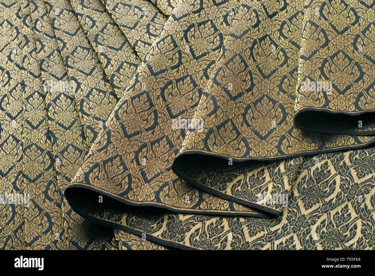 Thai Silk Pattern and Design Stock Photo - Alamy