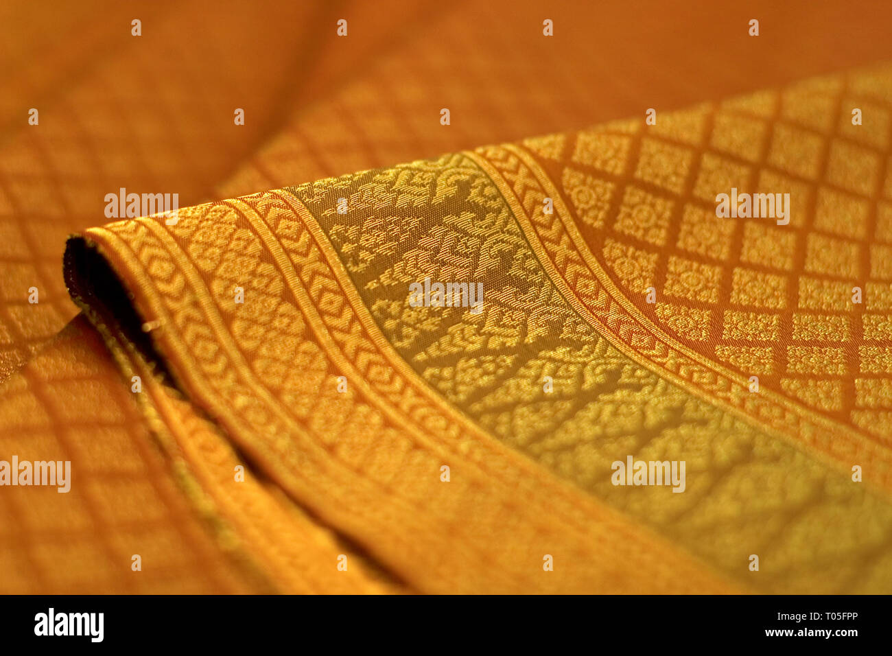 Thai Silk Pattern and Design Stock Photo - Alamy