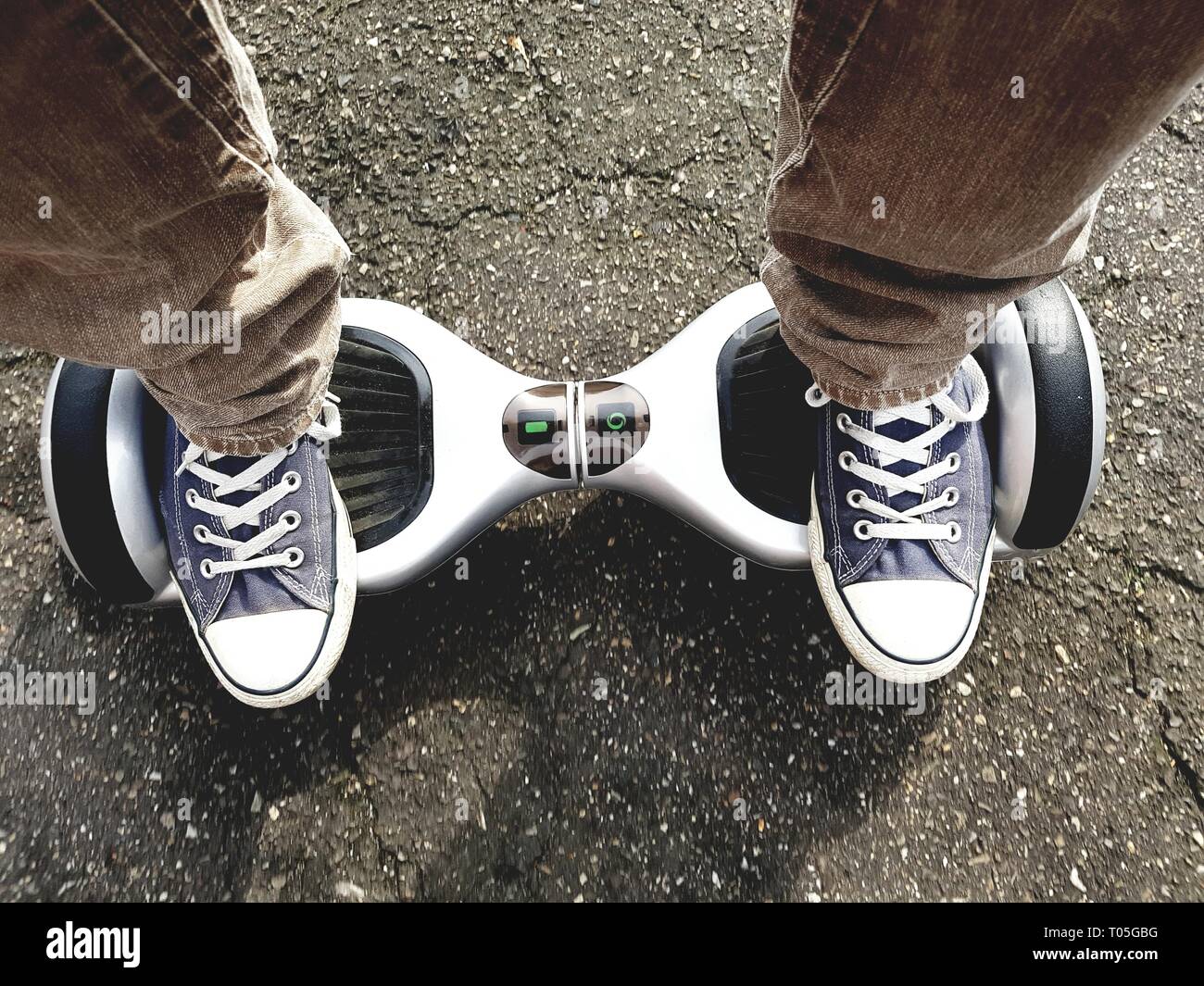 feet on hoverboard Stock Photo - Alamy