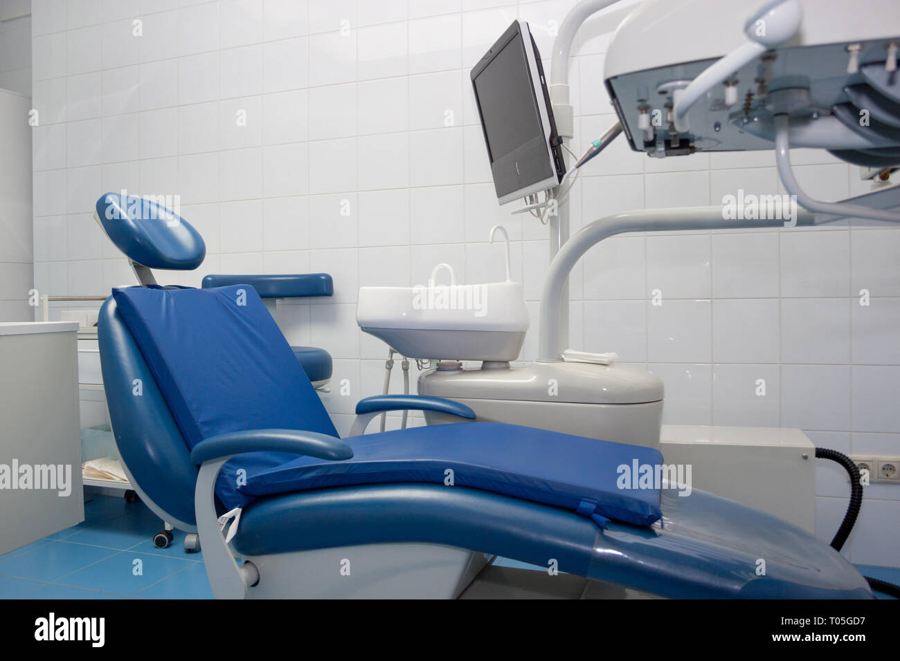 Dental treatment unit and service equipment. Dentist office. Healthy ...