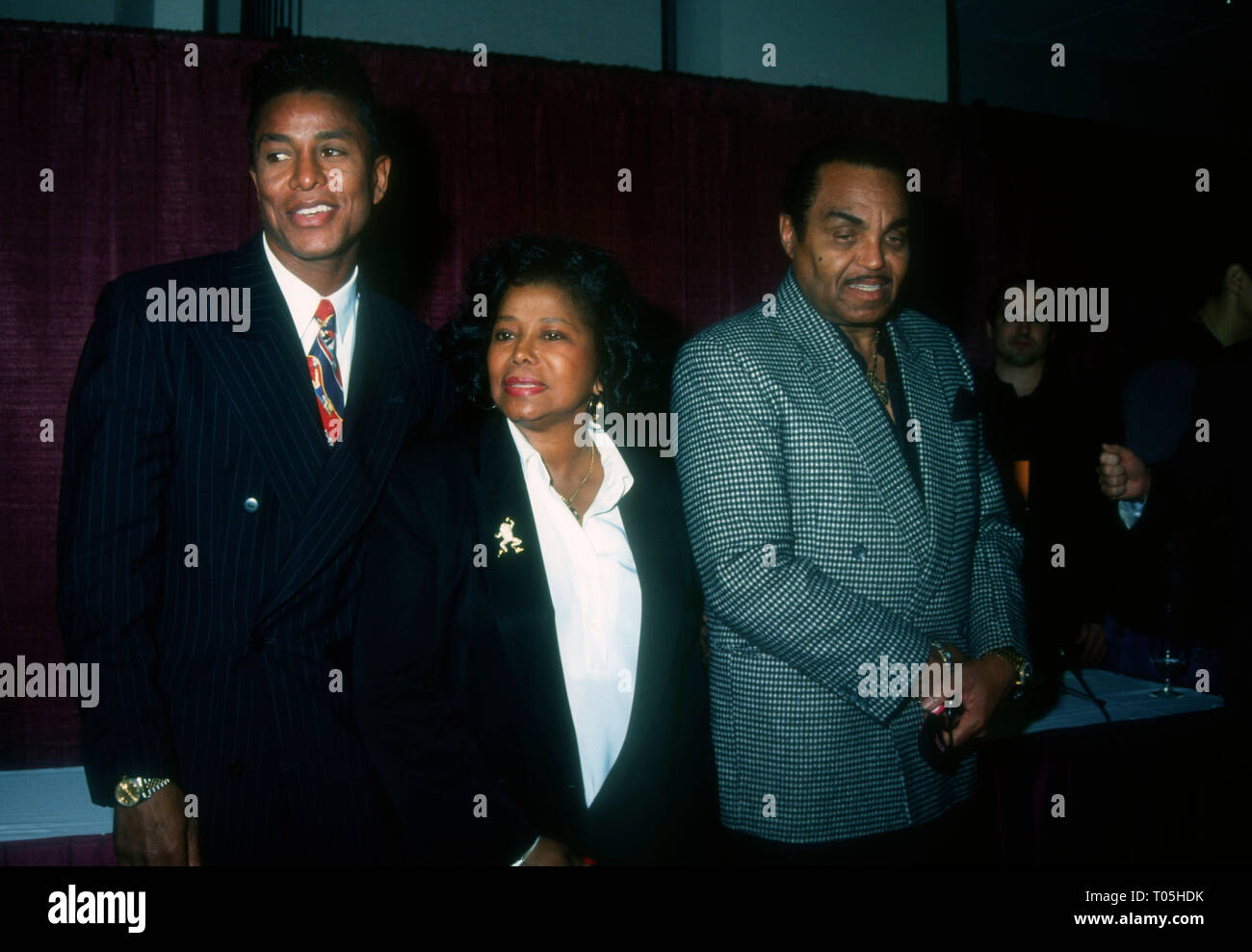 LAS VEGAS, NV - FEBRUARY 19: (L-R) Singer Jermaine Jackson, Katherine ...