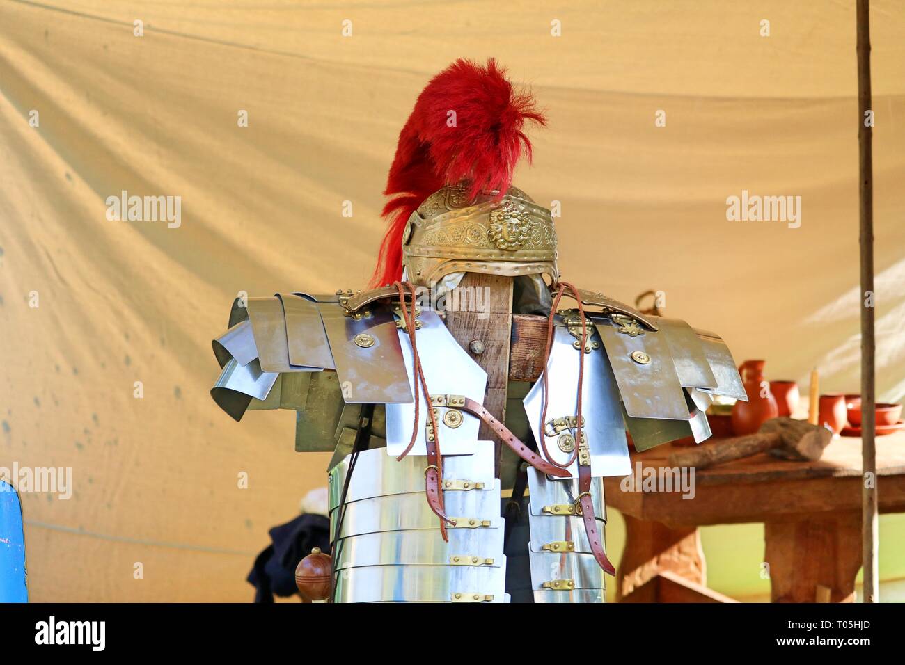 Old roman armor Stock Photo - Alamy