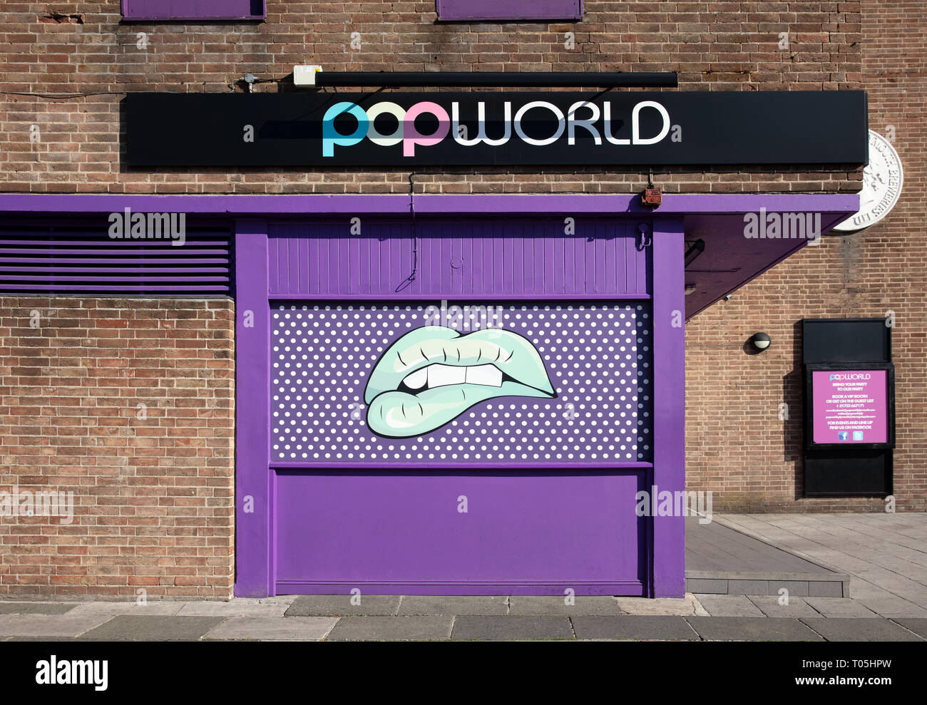 Plymouth night club Popworld in the city centre of Plymouth, Devon ...