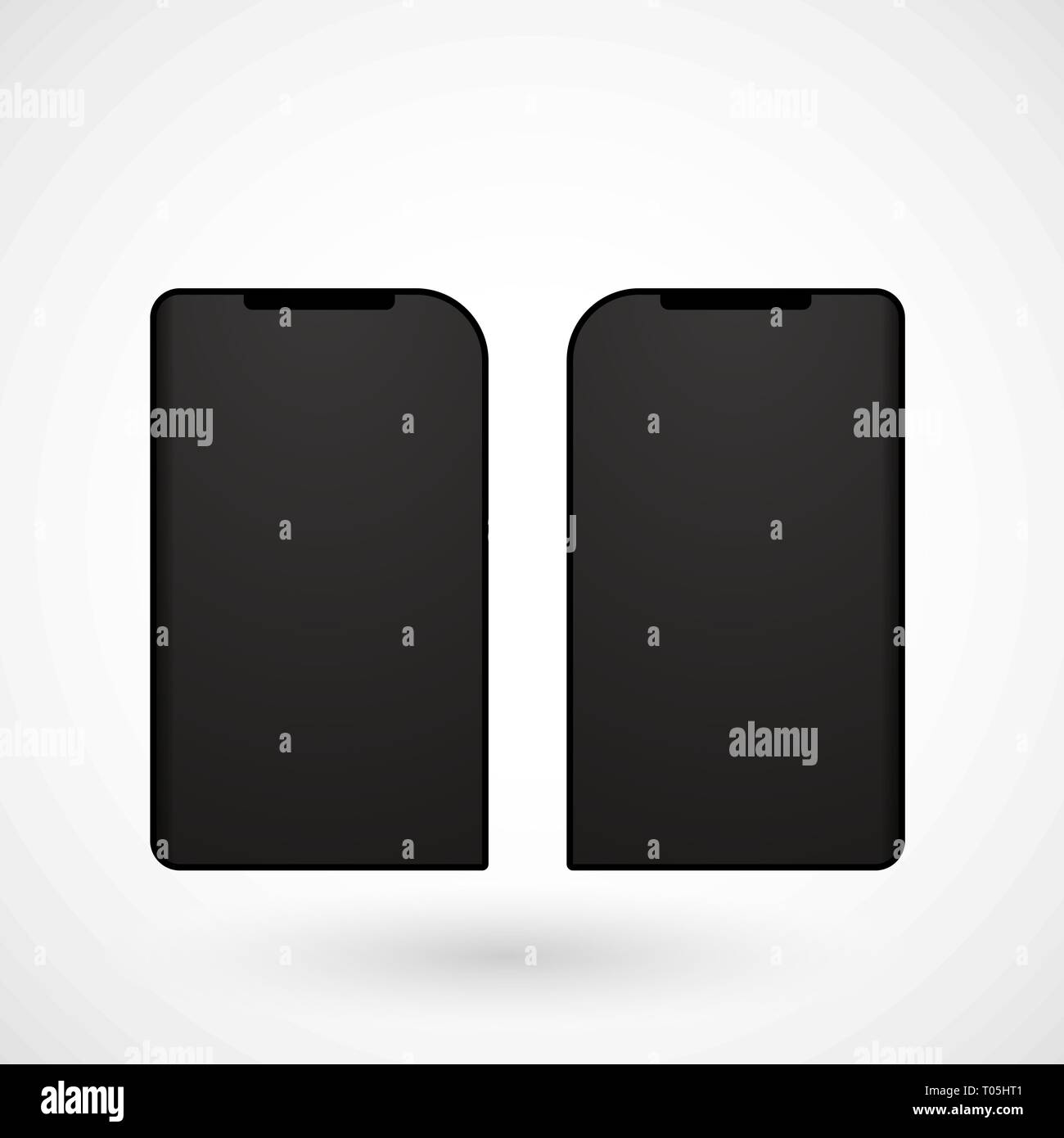 Foldable screen smart phone, vector, illustration, eps file Stock ...